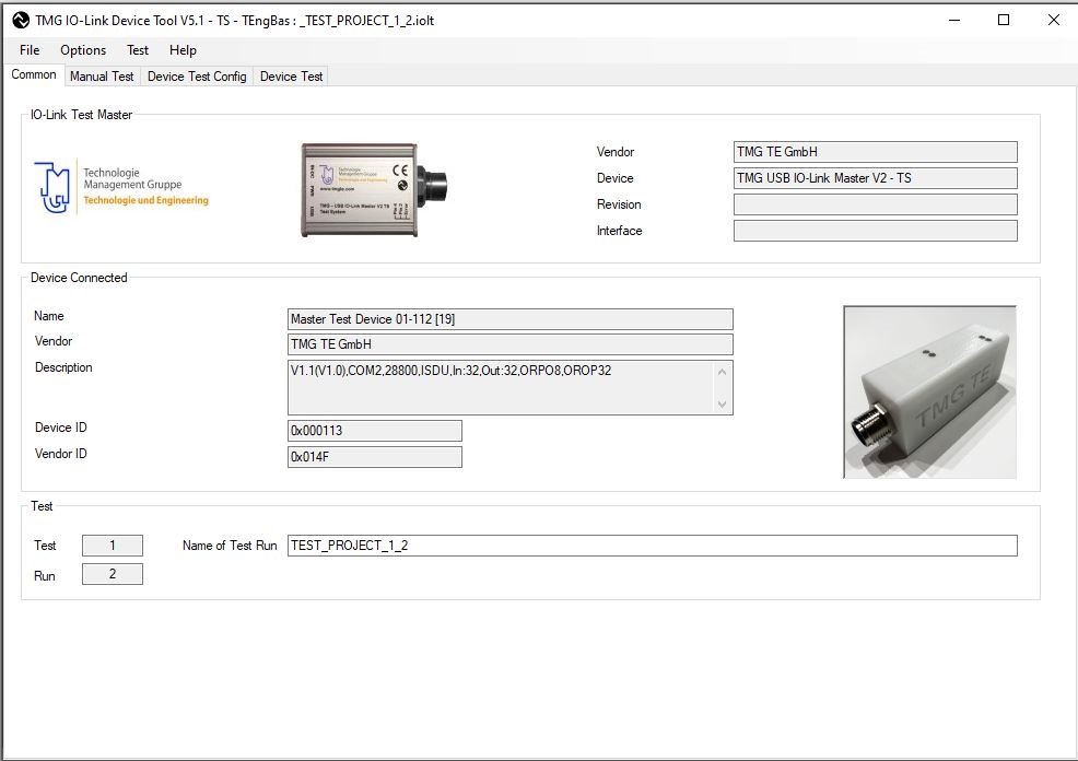 TMG IO-Link Device Tool V5.1 – TS - TMG Technologie und Engineering GmbH TMG IO-Link Device Tool V5.1 – TS - TMG Technologie und Engineering GmbH